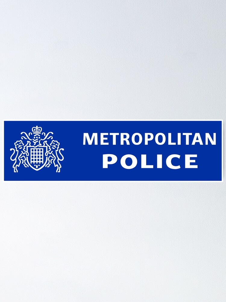 "Logo of Metropolitan Police Service" Poster for Sale by Shav | Redbubble