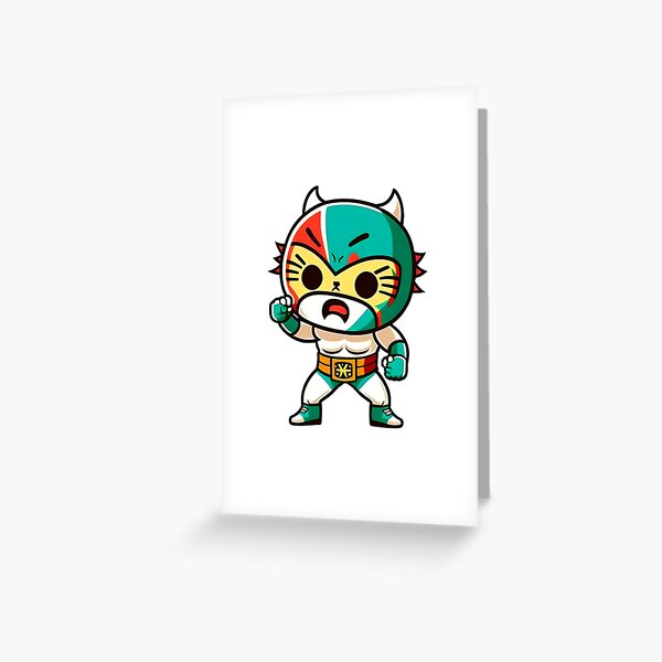 "Lucha Libre Cats | Mexican Wrestling | Kawaii Cats | Chibi Cats ...