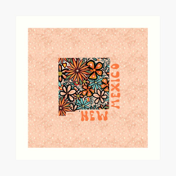 "New Mexico State Design | Artist Designed Illustration Featuring New ...