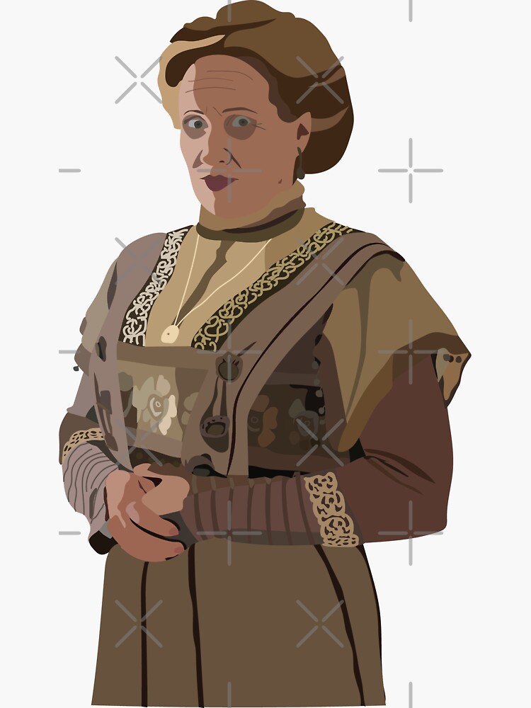 "BBC Ghosts Lady Button" Sticker for Sale by Jupiter-Nimbus | Redbubble