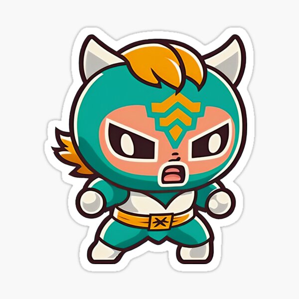 "Lucha Libre Cats | Mexican Wrestling | Kawaii Cats | Chibi Cats ...