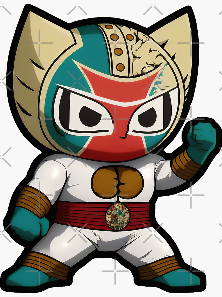"Lucha Libre Cats | Mexican Wrestling | Kawaii Cats | Chibi Cats ...