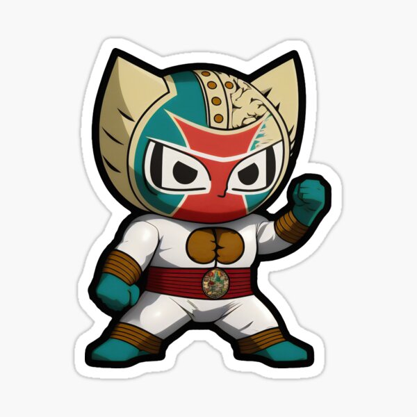 "Lucha Libre Cats | Mexican Wrestling | Kawaii Cats | Chibi Cats ...
