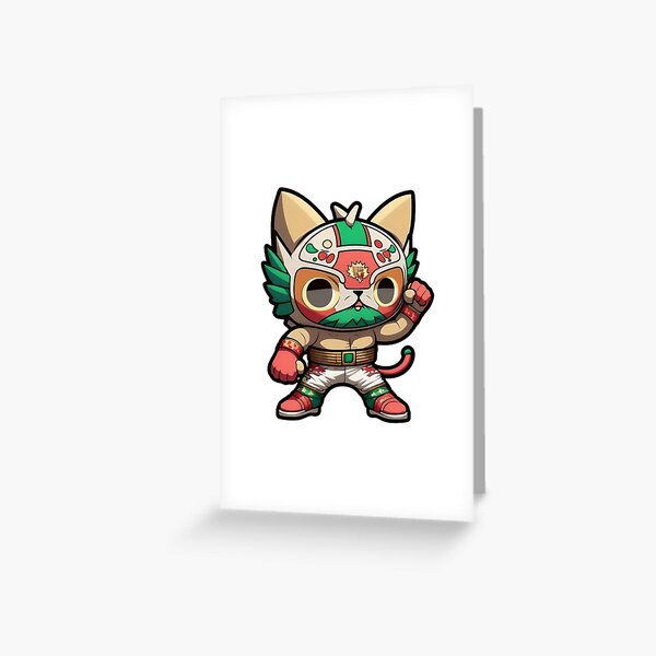 "Lucha Libre Cats | Mexican Wrestling | Kawaii Cats | Chibi Cats ...