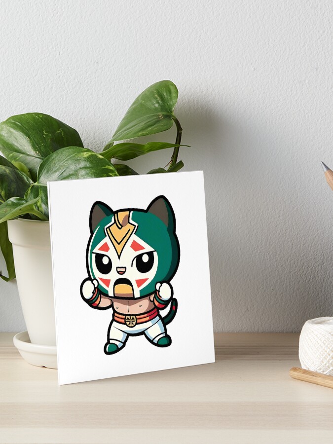 "Lucha Libre Cats | Mexican Wrestling | Kawaii Cats | Chibi Cats ...