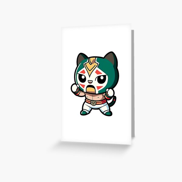 "Lucha Libre Cats | Mexican Wrestling | Kawaii Cats | Chibi Cats ...