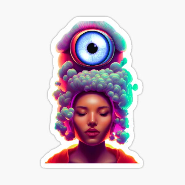 "Eye See You" Sticker for Sale by HauntedWitch | Redbubble