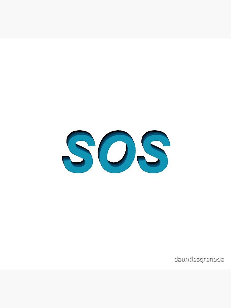 "SOS -- sza" Poster for Sale by dauntlesgrenade | Redbubble