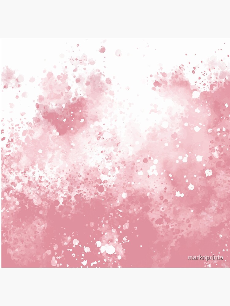 "Pink Splatter Watercolor Splash" Photographic Print for Sale by ...
