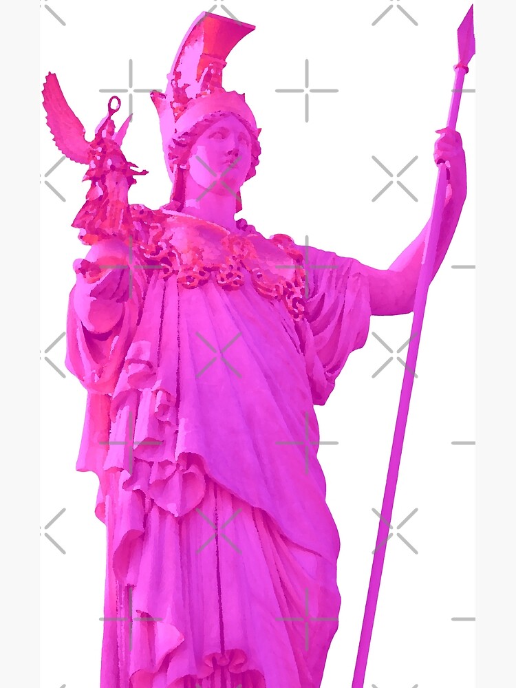 "Pink Athena vaporwave." Poster for Sale by Yoshiyuki1998 | Redbubble