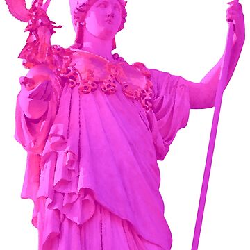 "Pink Athena vaporwave." Sticker for Sale by Yoshiyuki1998 | Redbubble