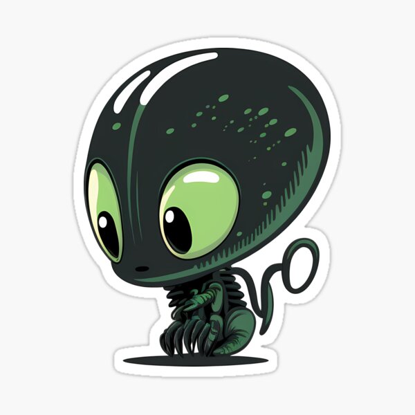 "Cute Alien" Sticker for Sale by martinprins | Redbubble