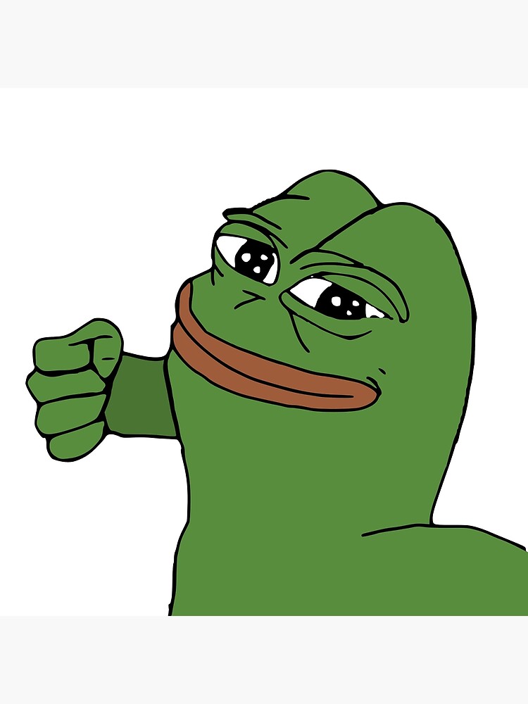 "Pepe punches your face" Poster for Sale by efoze | Redbubble