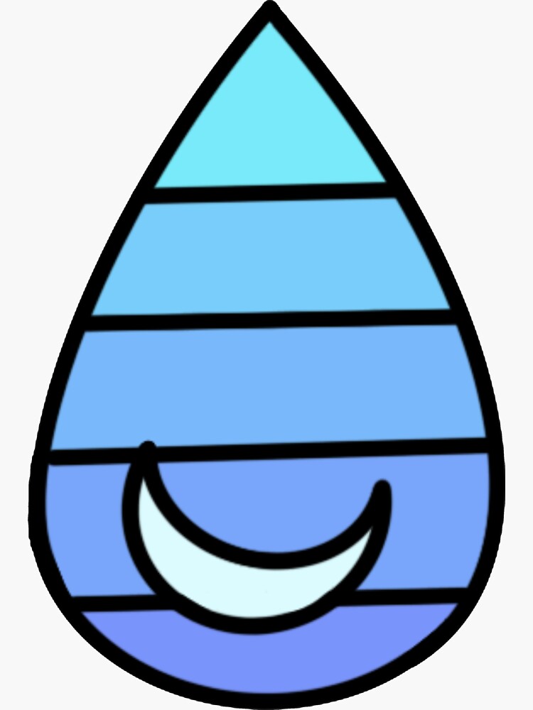 "Water Type Symbol" Sticker for Sale by jraptorrex | Redbubble