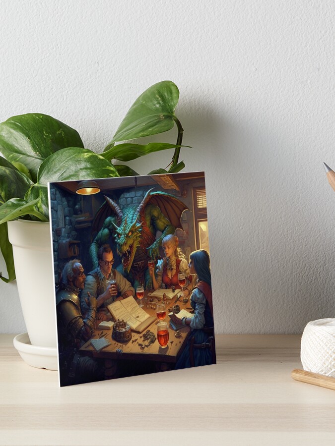 "Dungeons and Dragons, Drawing" Art Board Print for Sale by ...