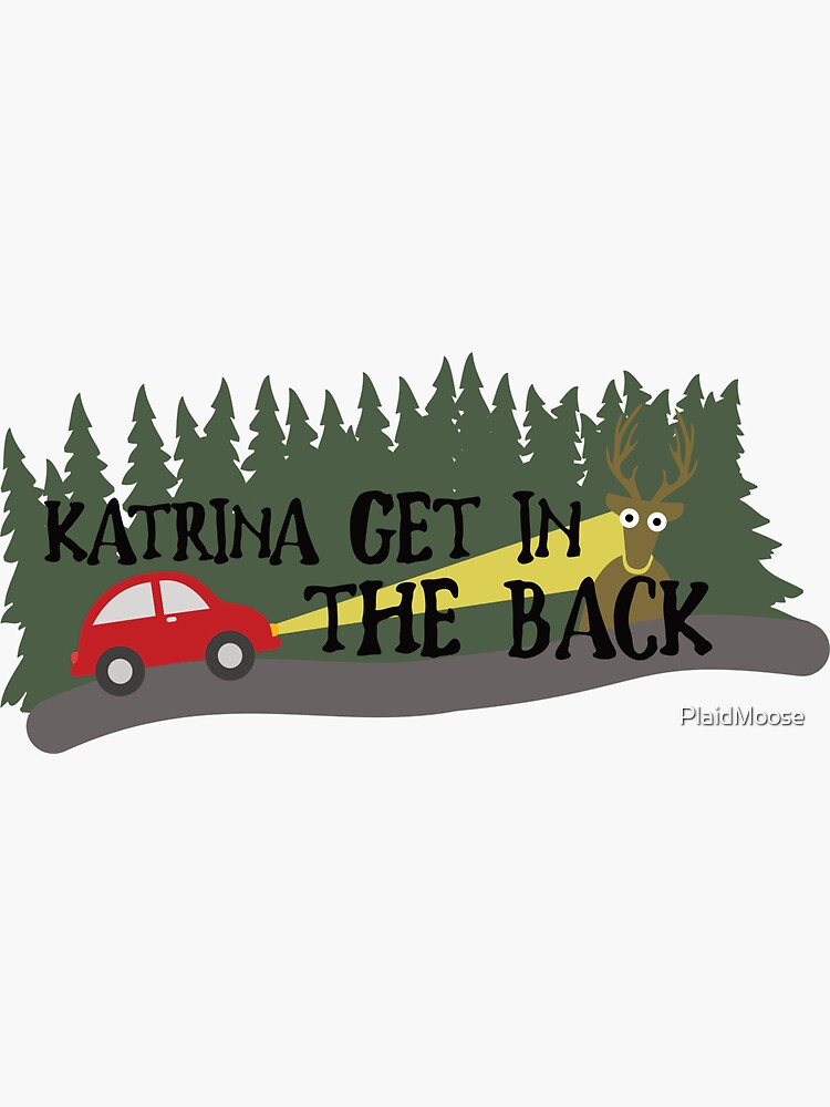"Katrina's Sticker" Sticker for Sale by PlaidMoose | Redbubble