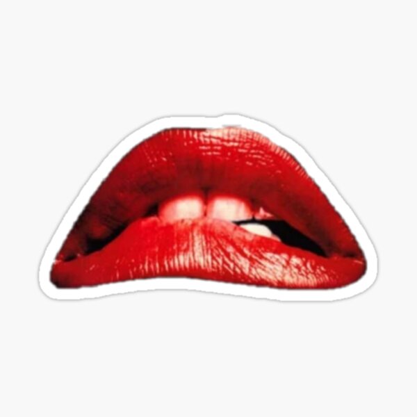 "Science Fiction Double Feature Lips" Sticker for Sale by ...