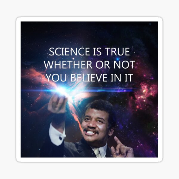 "neil degrasse tyson" Sticker for Sale by Grundelboy | Redbubble