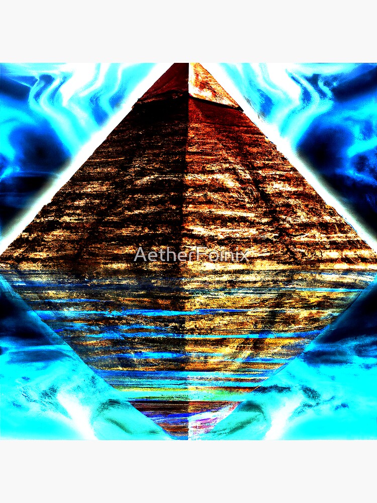 "The 9th Density Pyramid " Sticker for Sale by AetherFoinix | Redbubble
