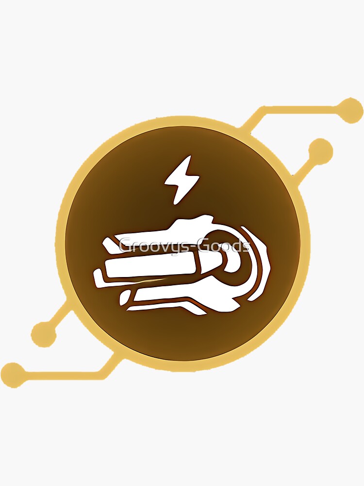 "Legendary Disc Launcher Damage Implant Icon" Sticker for Sale by ...