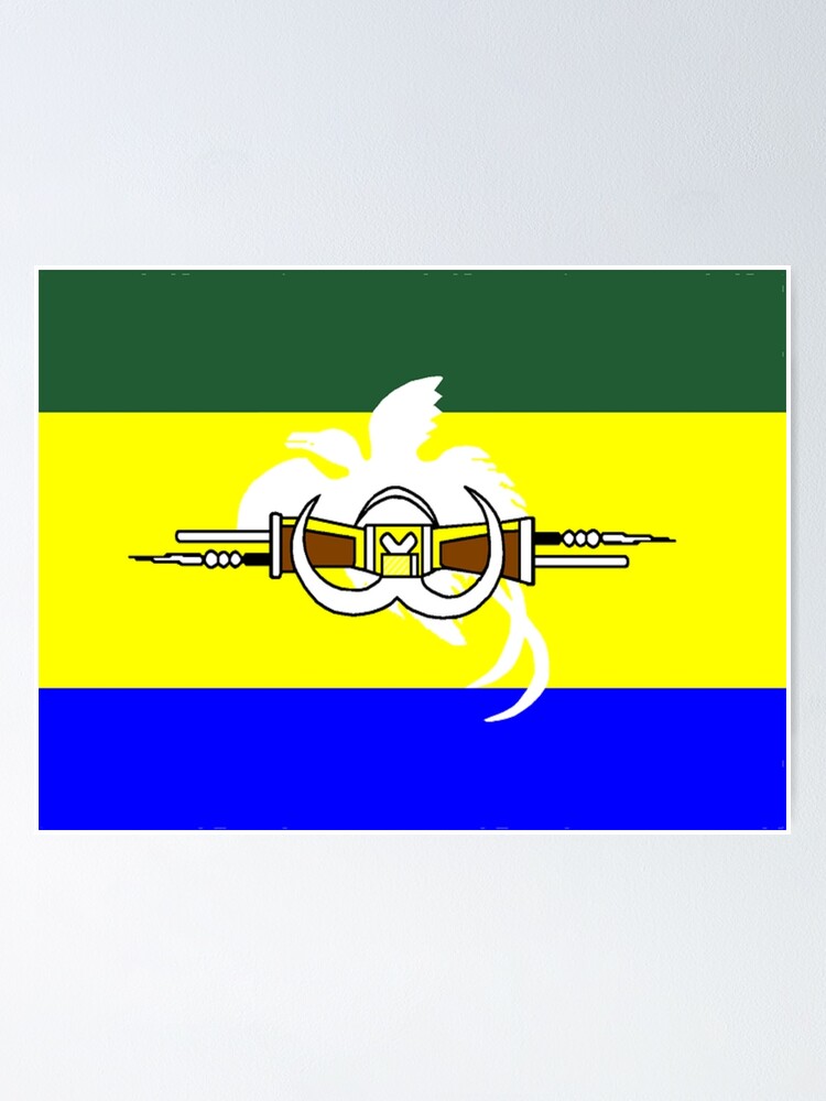 "Papua New Guinea Provincial Flags, Flag of Morobe Full Designs and Prints for Home Décor and ...
