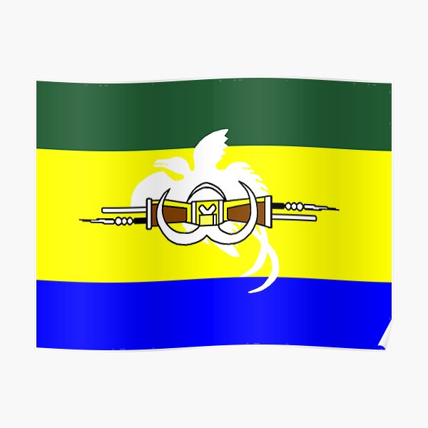 "Papua New Guinea Provincial Flags, Flag of Morobe Full Designs and Prints for Home Décor and ...