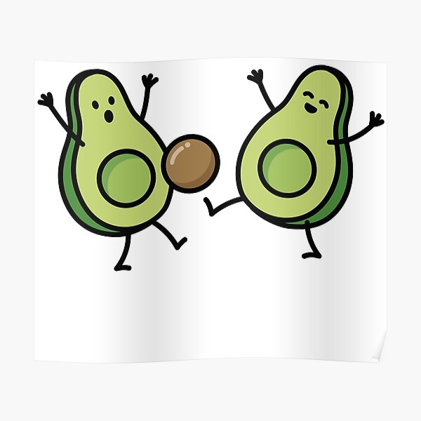 "Avocado football / soccer" Poster by LaundryFactory | Redbubble