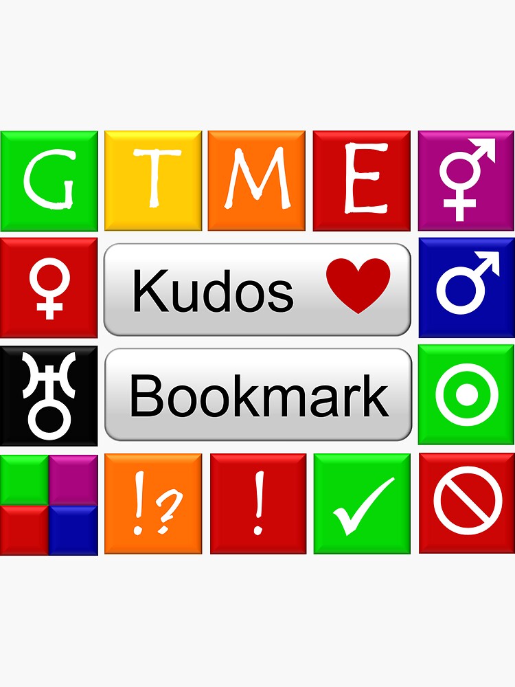 "AO3 Symbology" Sticker for Sale by Teddy-FauxBear | Redbubble