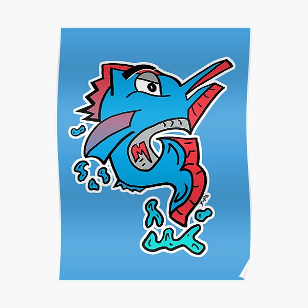 "A Modern Marlin" Poster for Sale by LockedUp | Redbubble