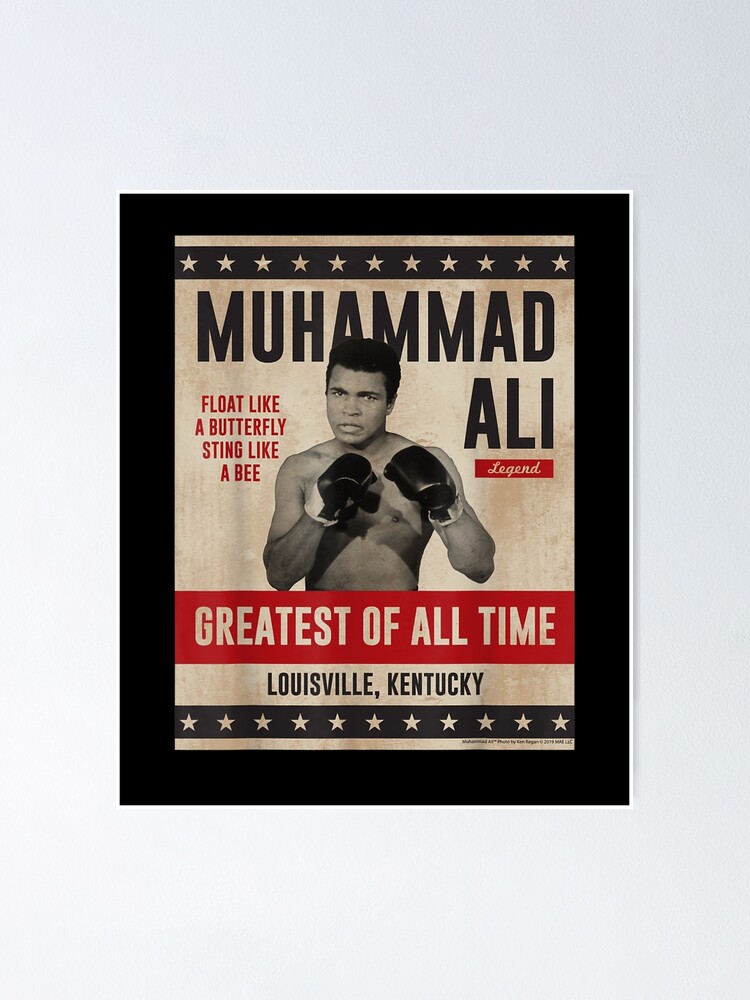 Muhammad Ali Plakat Muhammad Ali Quotes Wall Art "Impossible Is