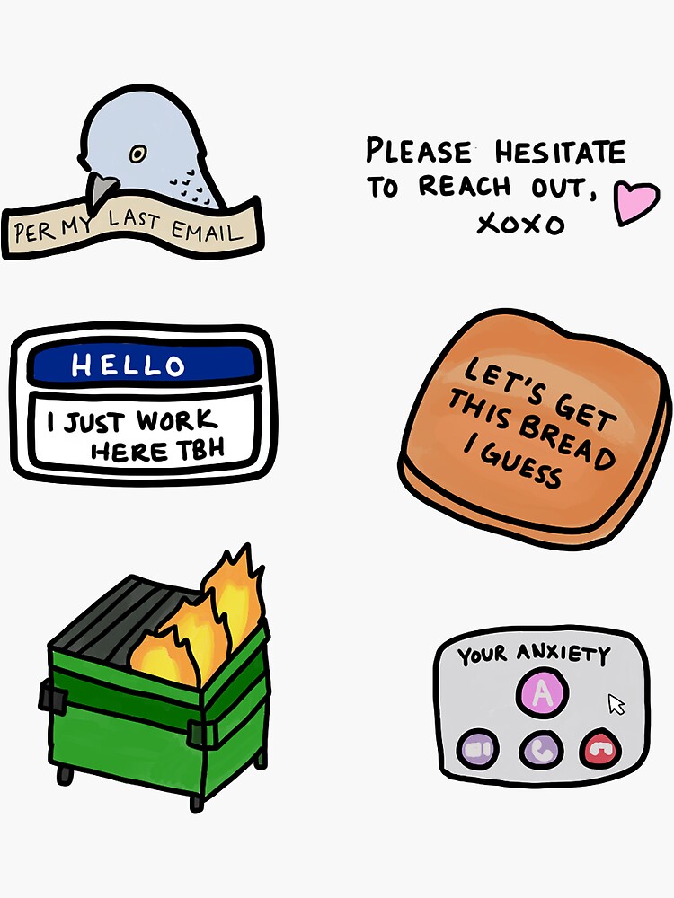 "Corporate Chaos" Sticker for Sale by philosofiart | Redbubble