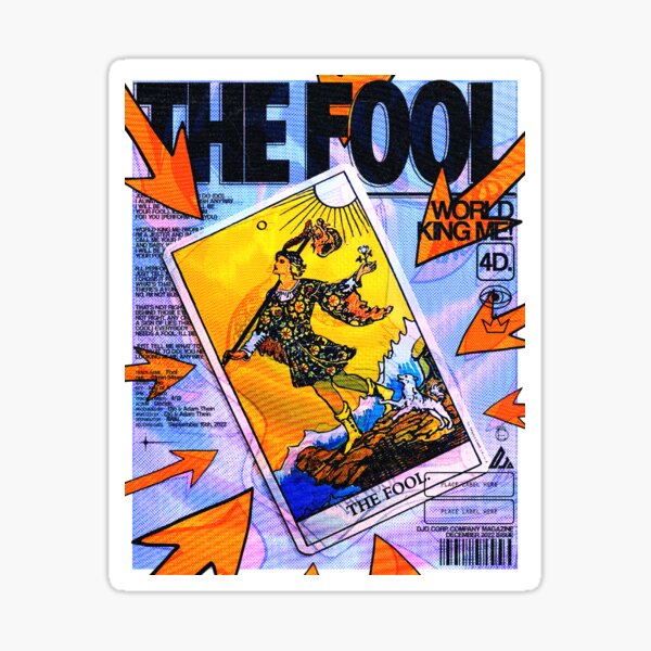 "DECIDE: Fool" Sticker for Sale by oberrion | Redbubble