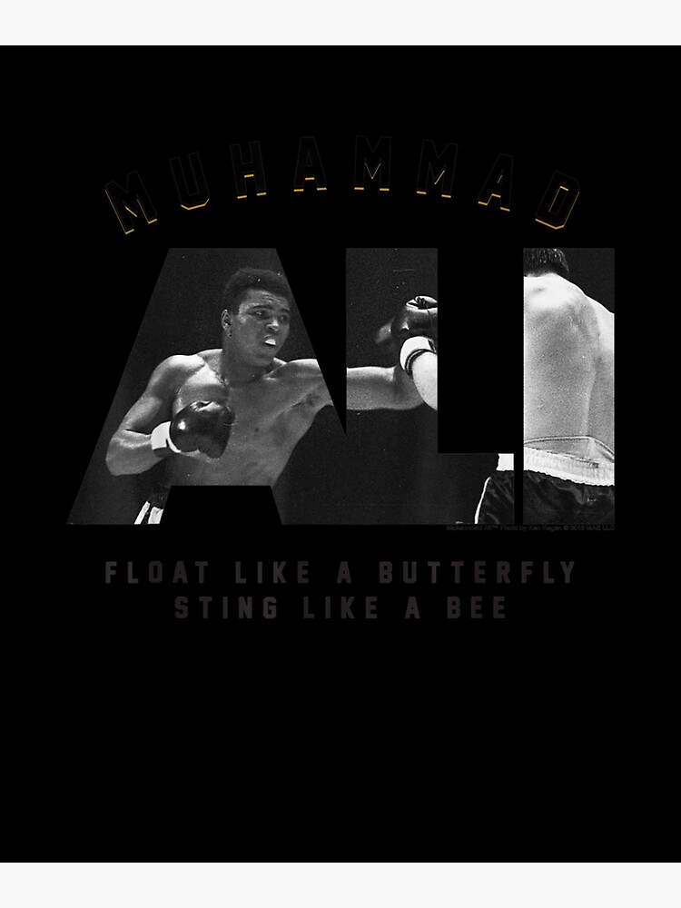 "Muhammad Ali Bee Sting " Poster for Sale by ilshatochuit | Redbubble