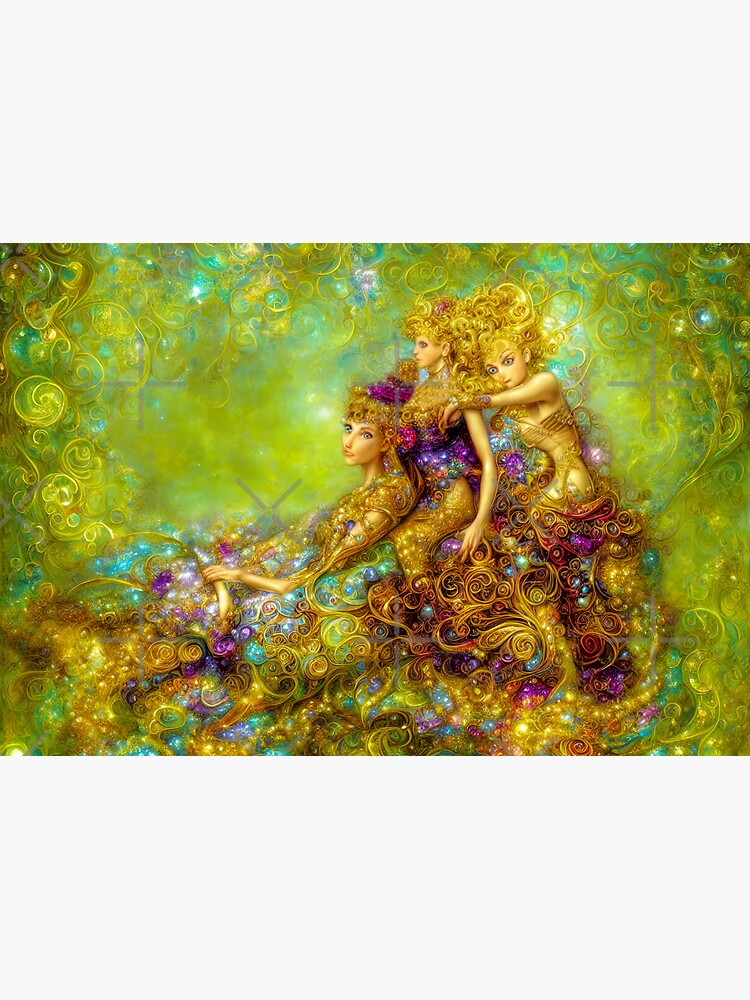 "Three Princesses" Sticker for Sale by fineart2017 | Redbubble