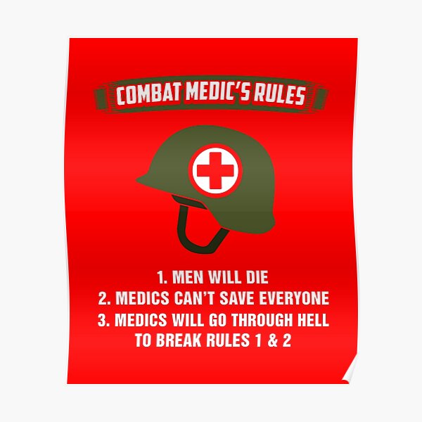 Combat Medic Posters | Redbubble