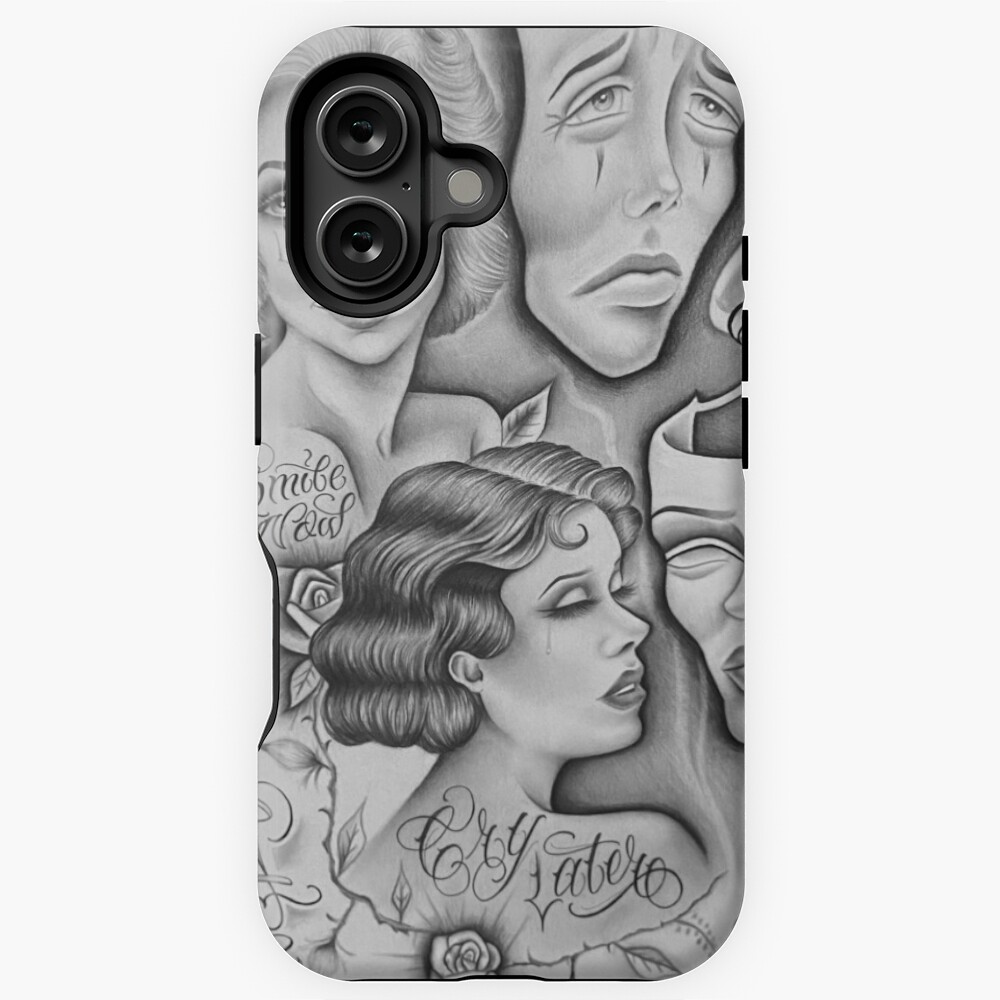 "Chicano chola Smile now cry later" Sticker for Sale by Natdiaz96 ...