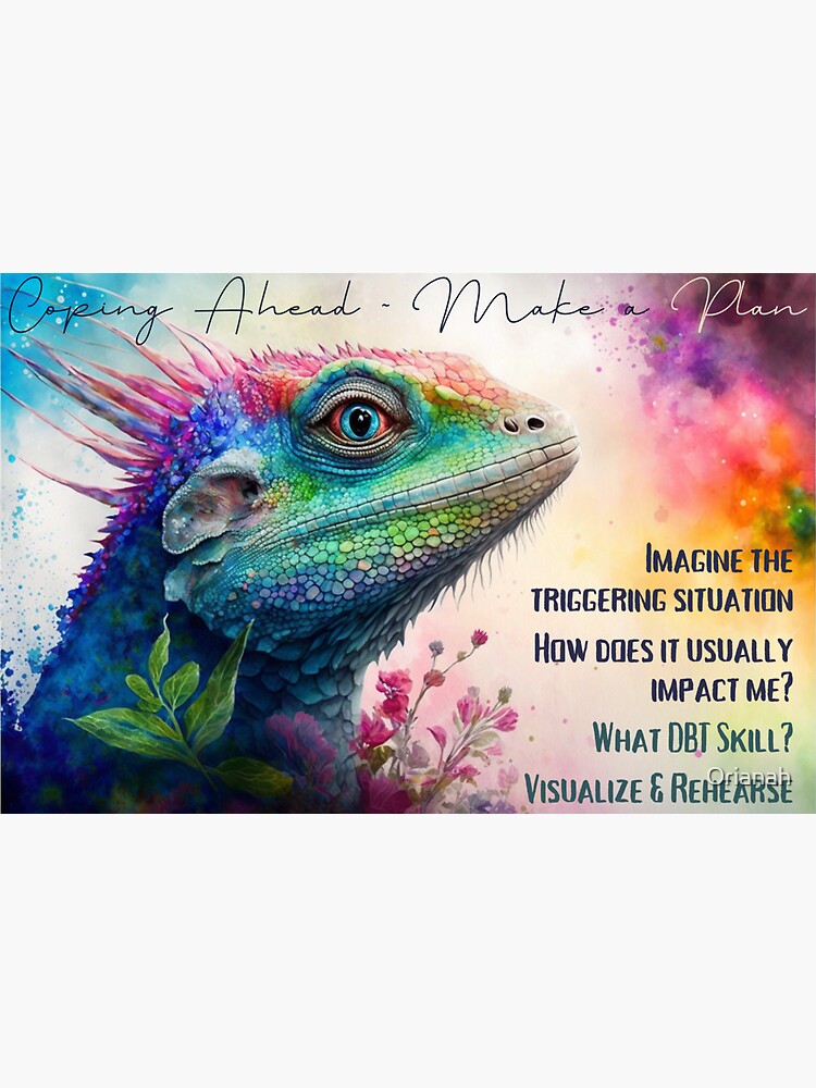 "Emotion Regulation DBT skills practice: Coping Ahead and Making a Plan ...