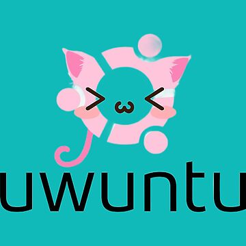 "uwuntu Sticker" Sticker for Sale by bendesign1 | Redbubble