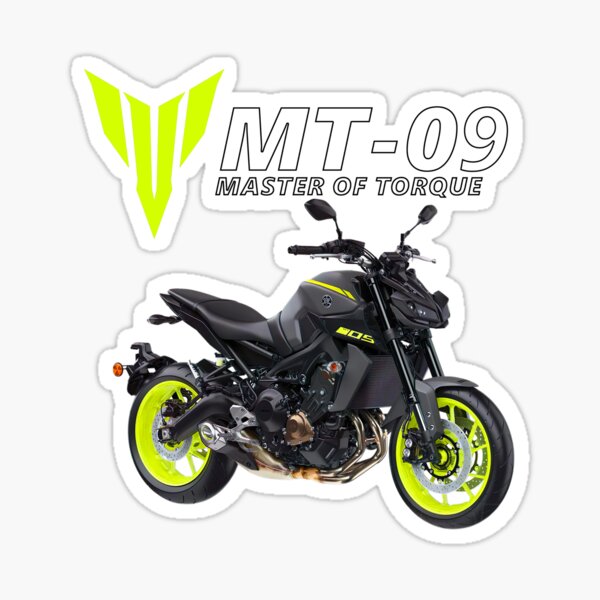 "MT-09 Motorcycle" Sticker for Sale by MotoGents | Redbubble