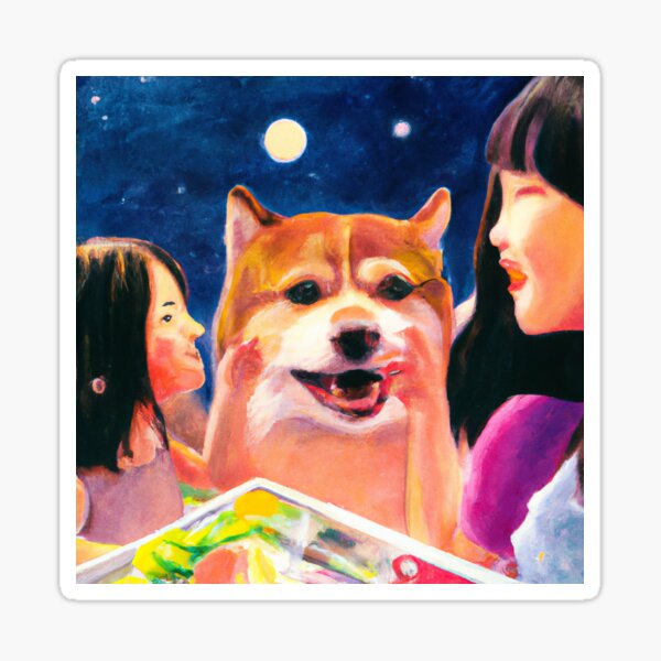 "Hachiko's Friends " Sticker for Sale by Hachikos | Redbubble
