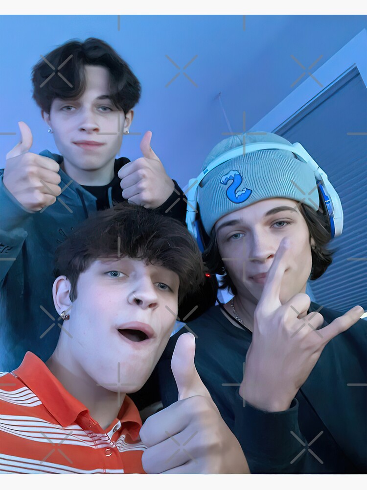 "Sturniolo Triplets Teams" Sticker for Sale by SylviaSaunders | Redbubble