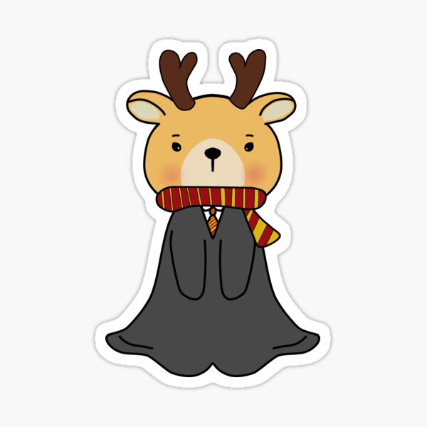"Cute kawaii Harry p hp griffin reindeer " Sticker for Sale by ...