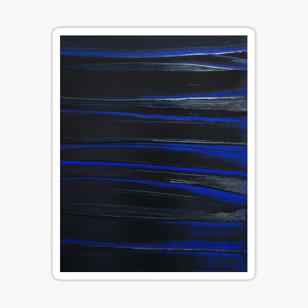 "Lithography Soulages" Sticker for Sale by JuanMorris | Redbubble