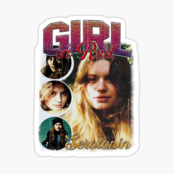 "Girl Red 90s Retro Vintage" Sticker for Sale by BryanAnderson | Redbubble