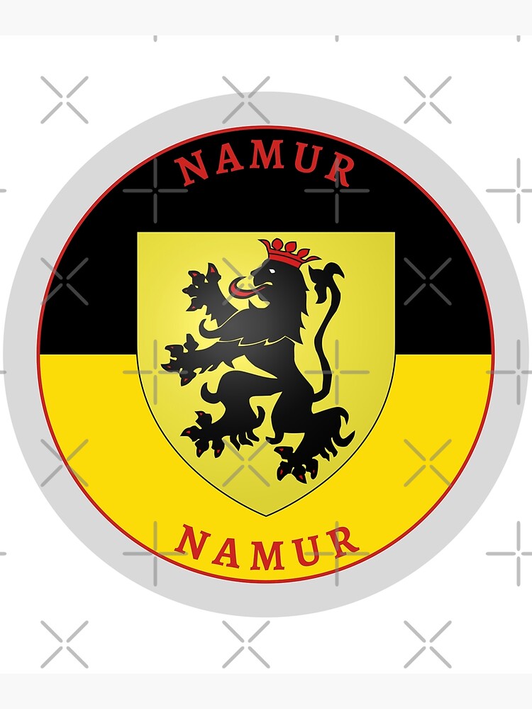 "City of Namur" Poster for Sale by FedSherDesign | Redbubble
