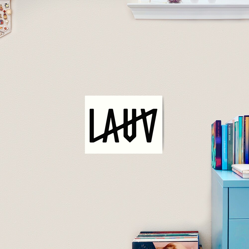 "transparent Lauv logo" Art Print for Sale by artarf | Redbubble