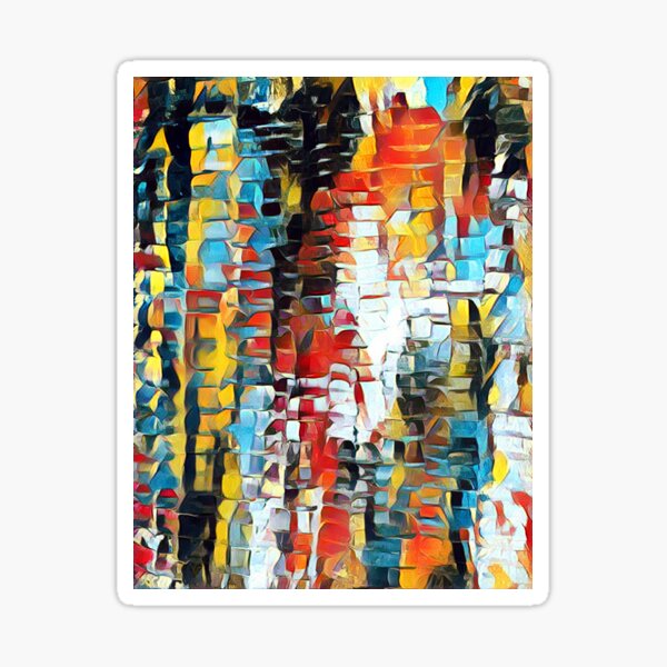 "Retro Broadcast Static" Sticker for Sale by AIArtizt | Redbubble