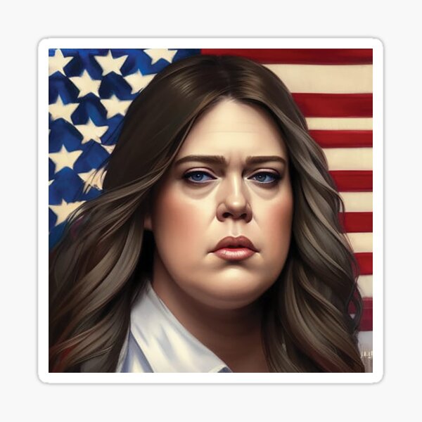 "Sarah Huckabee Sanders" Sticker for Sale by Lilyashelf | Redbubble
