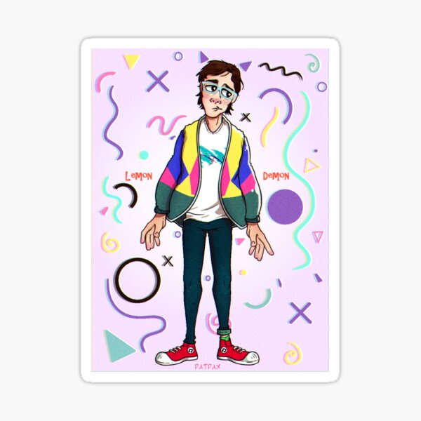 "90's Neil" Sticker by PatPax | Redbubble