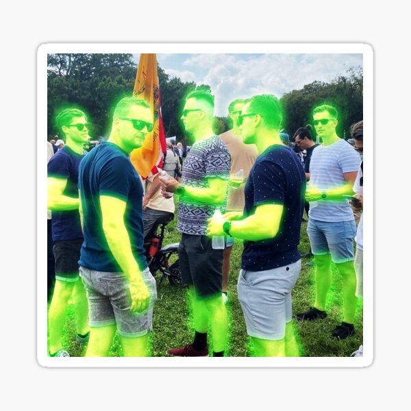 "FBI Glowies" Sticker for Sale by davetimberwolf | Redbubble